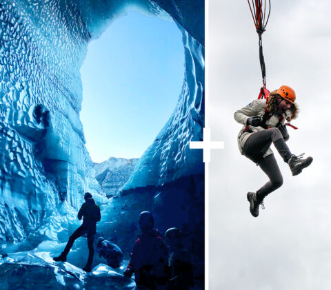 Zipline & Katla Ice Cave - Zipline Iceland