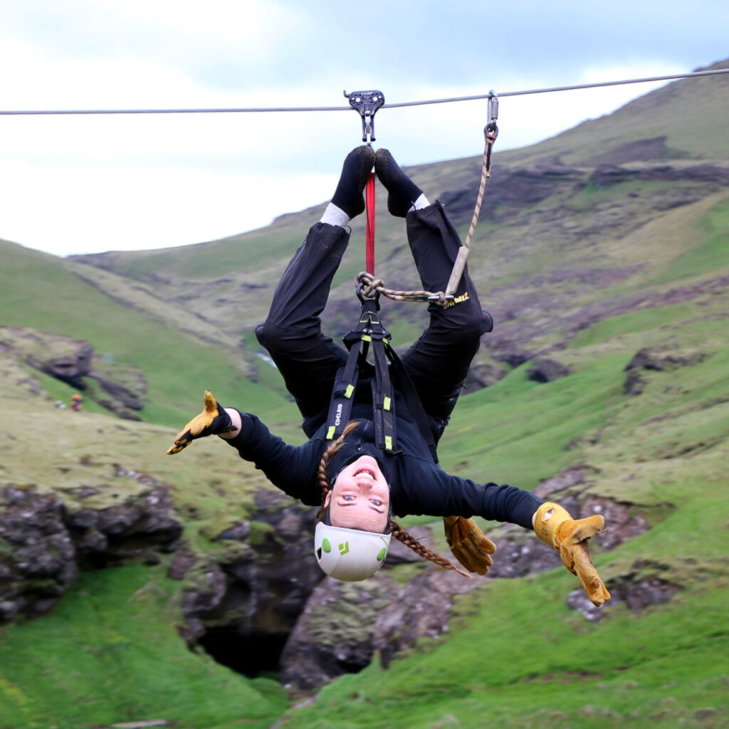 Zipline & Katla Ice Cave - Zipline Iceland